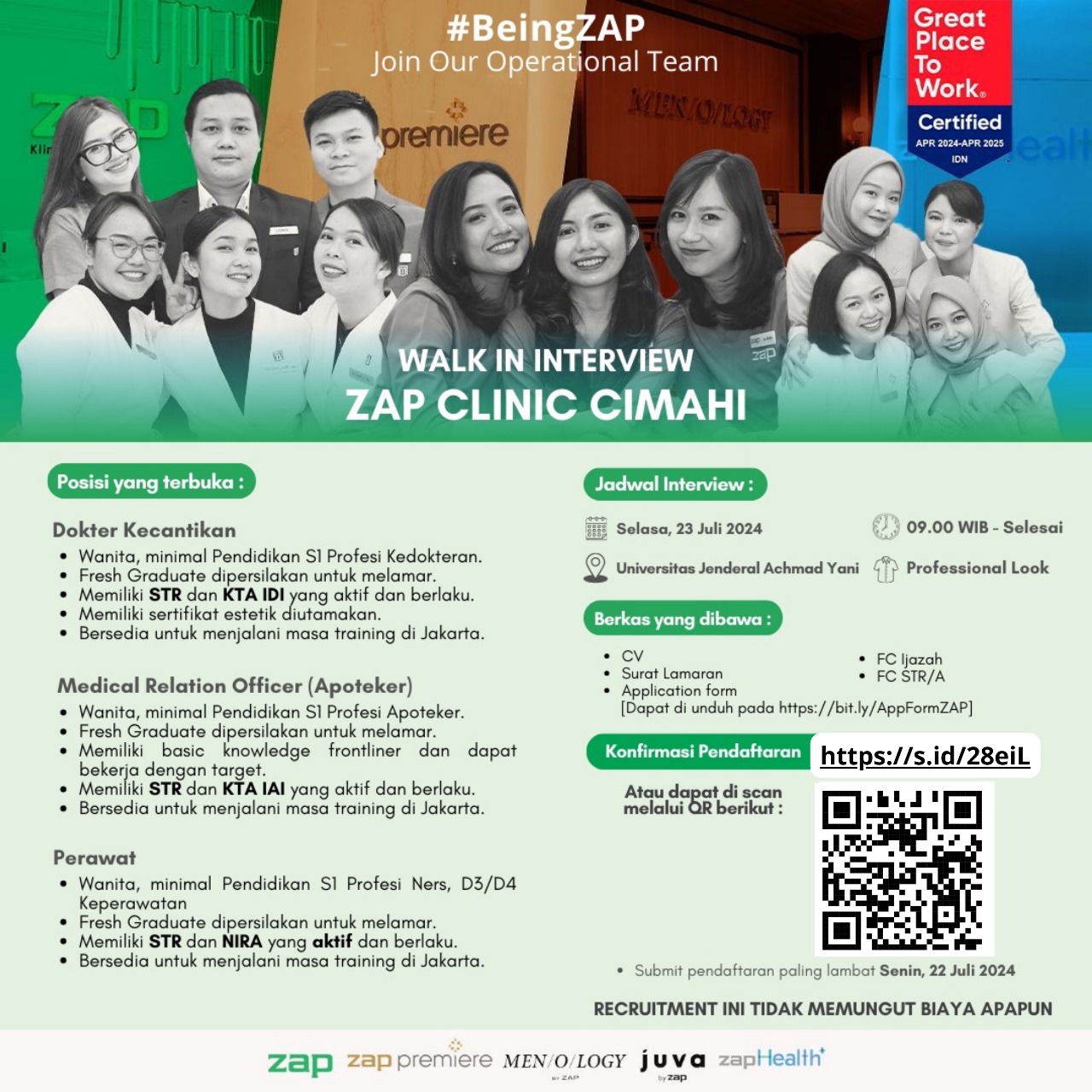 CAMPUS HIRING PT. ZULU ALPHA PAPA