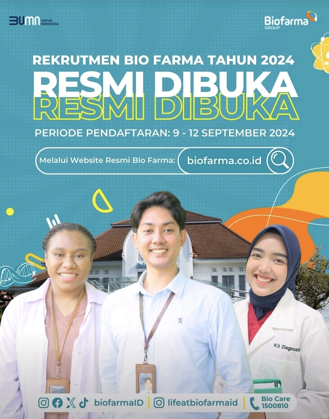 LOWONGAN KERJA BIOFARMA GROUP