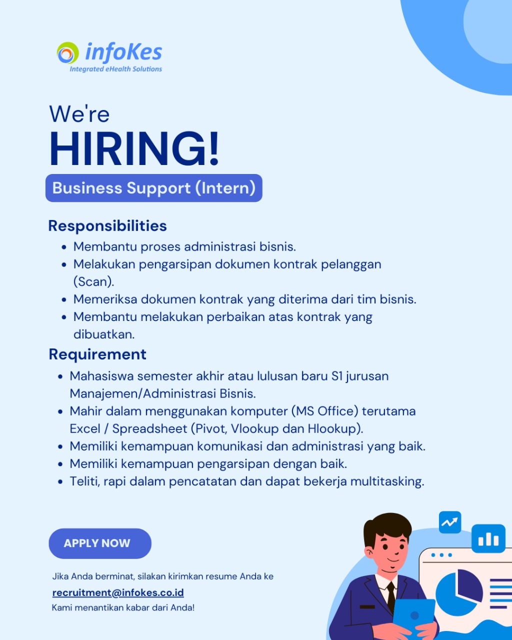 Lowongan Kerja PT. Infokes Indonesia